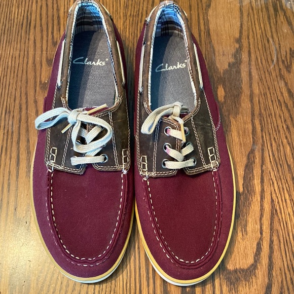 Clarks | Shoes | Vintage Clarks Boat Shoes Worn Once In Excellent ...